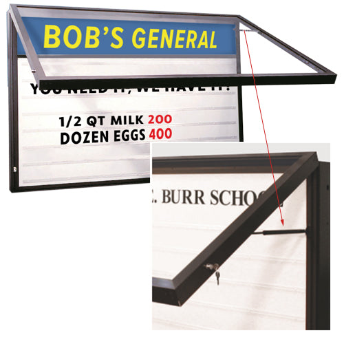 More Visibility + Impact - Heavy-Duty 48x72 Reader Board Wall-Mounted ...
