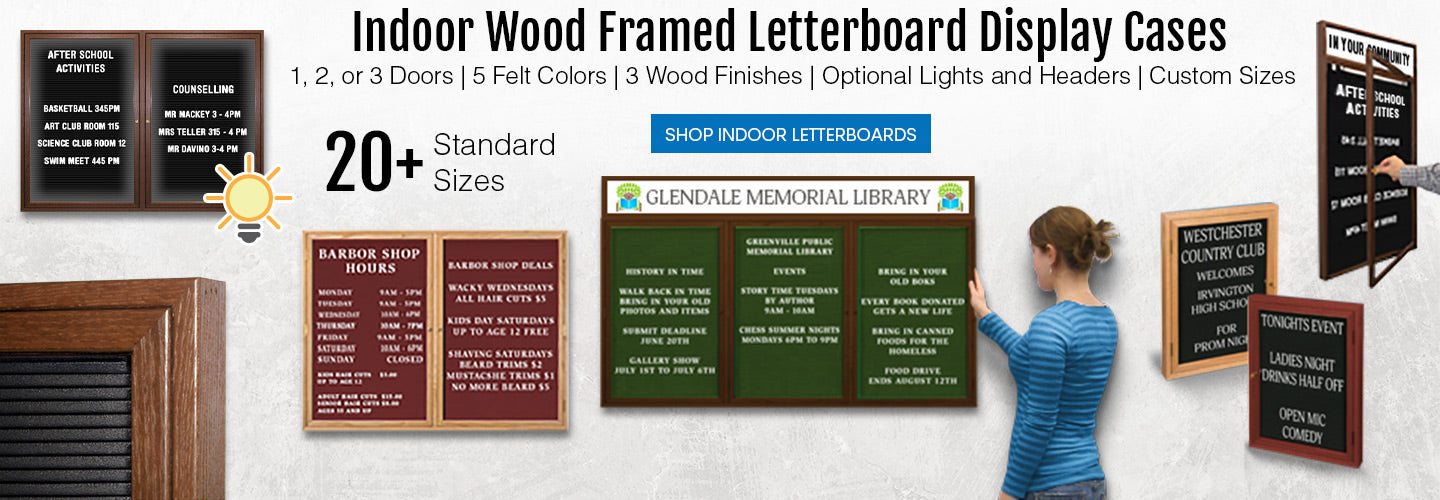 LetterBoards4Sale.com Largest Selection of Changeable Letter Boards