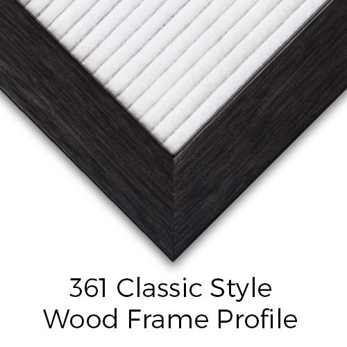 14x14 Wood Framed Felt Letter Boards with Changeable Letters Style 361 ...