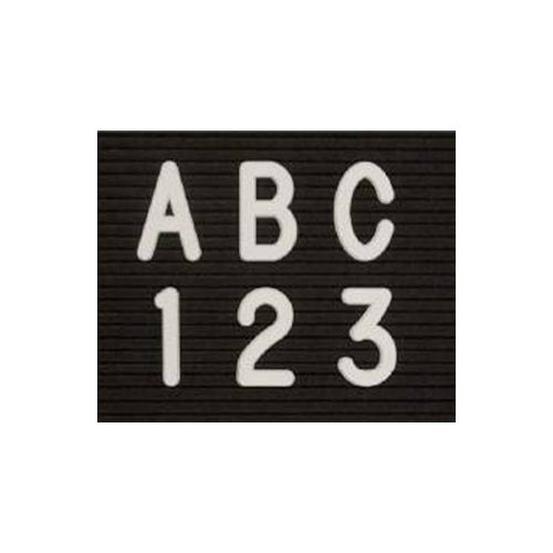 22 x 28 Thermoformed Plastic Changeable Black Letterboard with Card ...